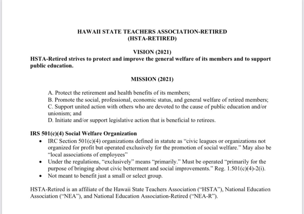 Who — What | HSTA-Retired